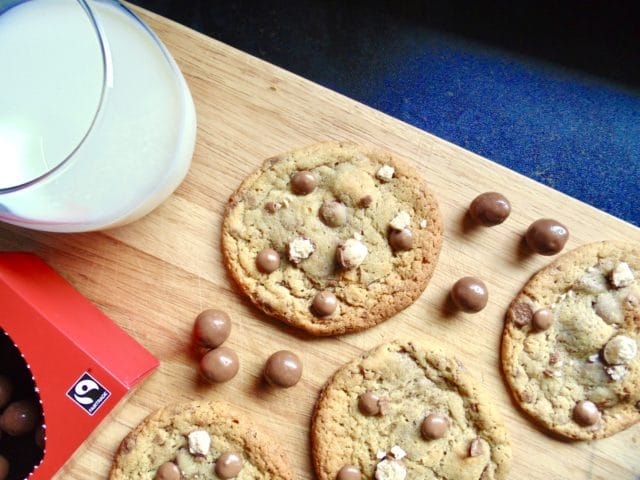 Chocolate Chip Malteser Cookies – Maverick Baking